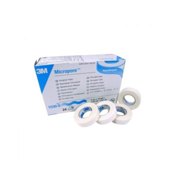 3M™ Micropore™ Surgical Tape 1530-0, 1.25 cm x 9.14 m (1/2″ X 10 yards ...