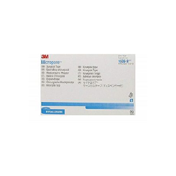 3M™ Micropore™ Surgical Tape with dispenser 1535-2, 5cm x 9.14 m - Medpick