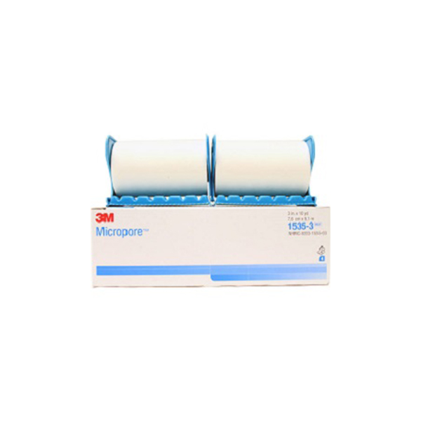 3M™ Micropore™ Surgical Tape with dispenser 1535-3, 7.6cm x 9.14 m ...
