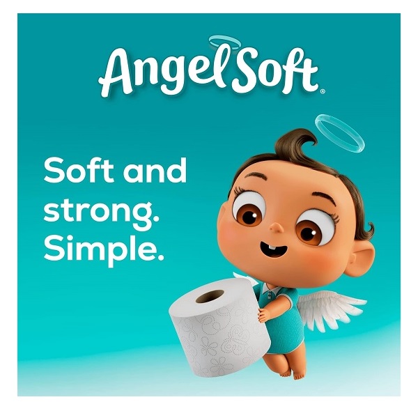 Angel Soft Toilet Paper, 8 Mega Rolls = 32 Regular Rolls, 2-Ply Bath ...