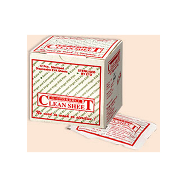 CLEAN SHEET STERILE - 1 BOX Contains 12 pcs - Medpick