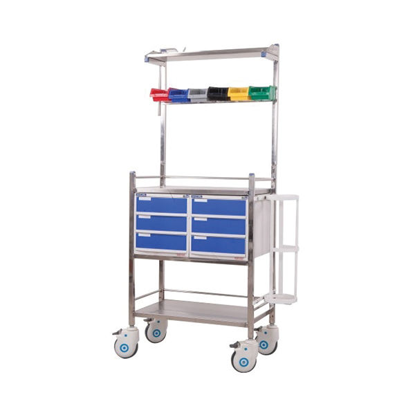 Emergency Crash Cart - S.S - Medpick