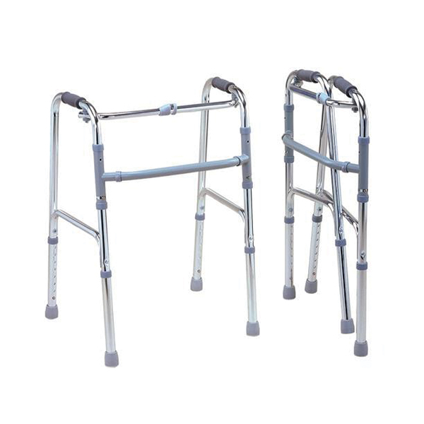 Folding Walker Imported – Chrome - Medpick