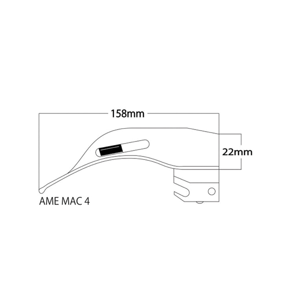 LEDLITE® | C AMERICAN MACINTOSH BLADE - 80.160.104 - Medpick