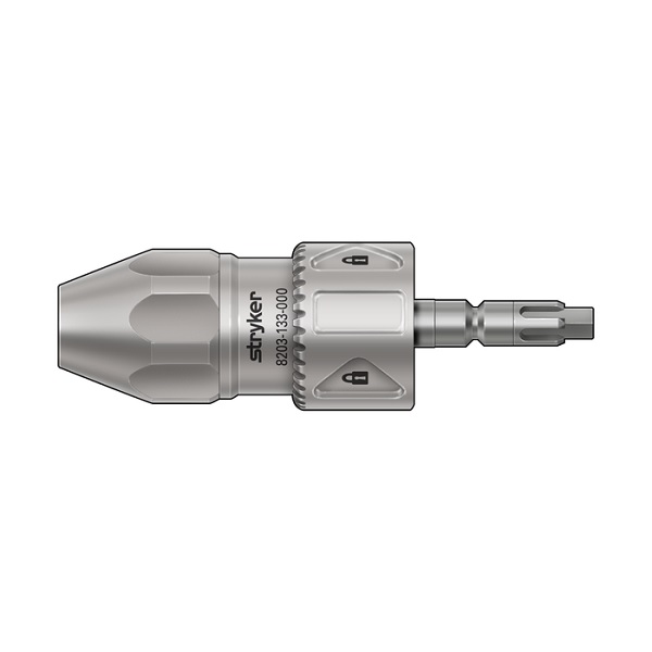 Stryker 1/4" Locking Keyless Chuck - Medpick