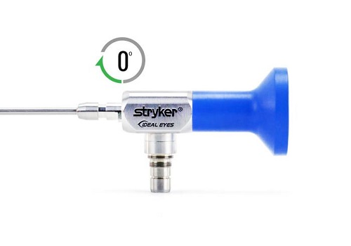 Stryker 2.7 mm 0º IDEAL EYES™ HD Autoclavable Arthroscope, Eyepiece ...