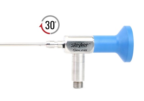Stryker 2.7 mm 30º IDEAL EYES™ HD Autoclavable Arthroscope, Eyepiece ...