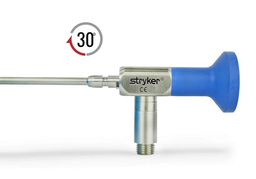 Stryker 4.0 mm 30° Autoclavable Reverse Cant Arthroscope, Eyepiece ...